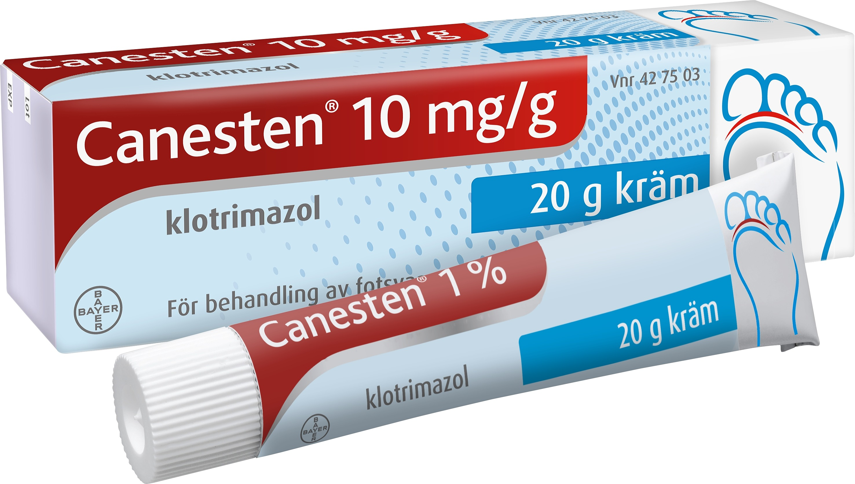 Canesten, kräm 10 mg/g | DOZApotek.se