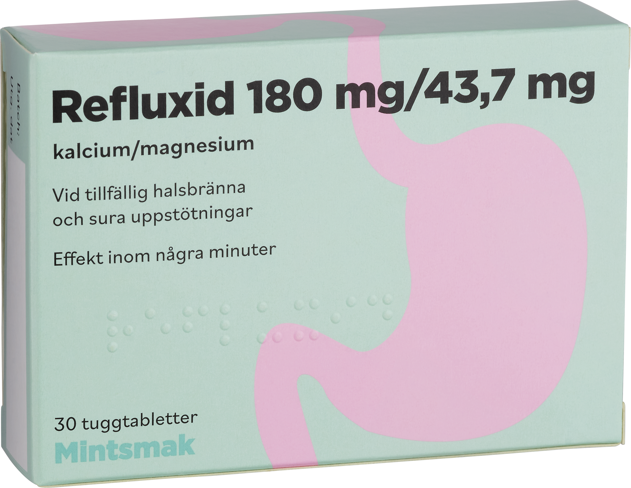 Refluxid, tuggtablett 180 mg / 43,7 mg | DOZApotek.se